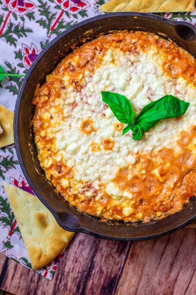 Baked Spicy Feta Dip | Easy Appetizer Idea