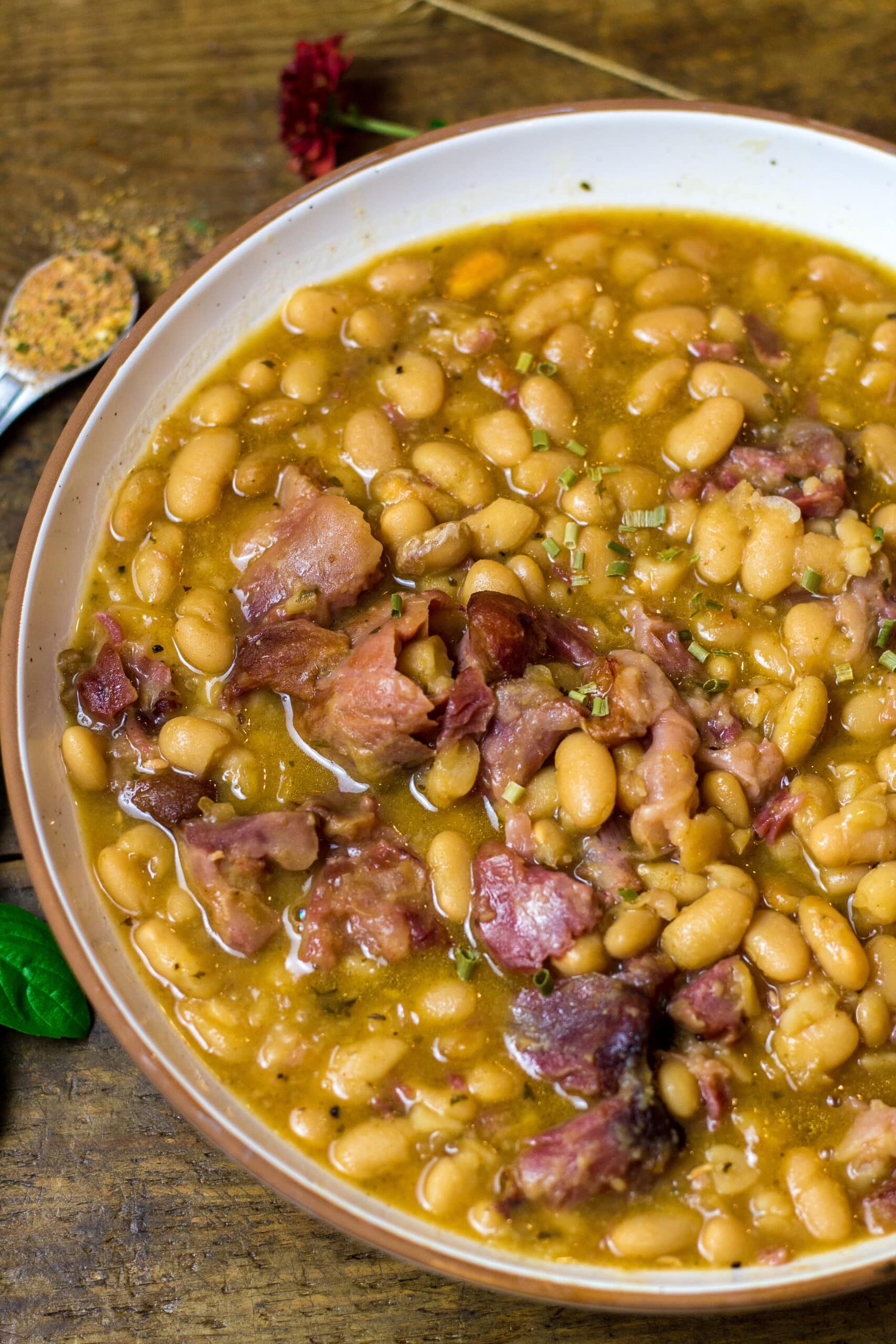 Crockpot Ham and Beans | Classic Slow Cooker Meal