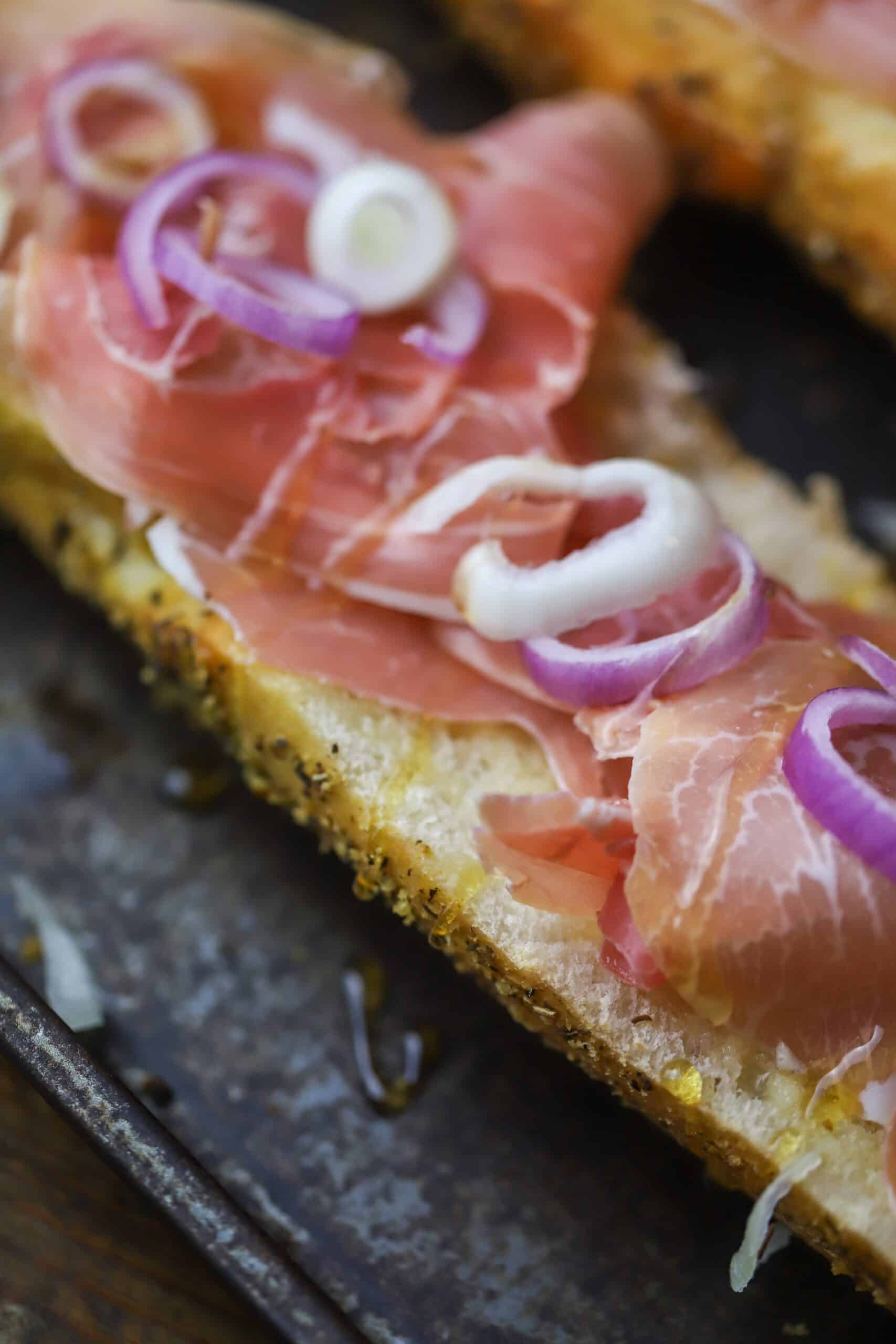 Burrata Toast with Honey and Prosciutto | Elegant Snack