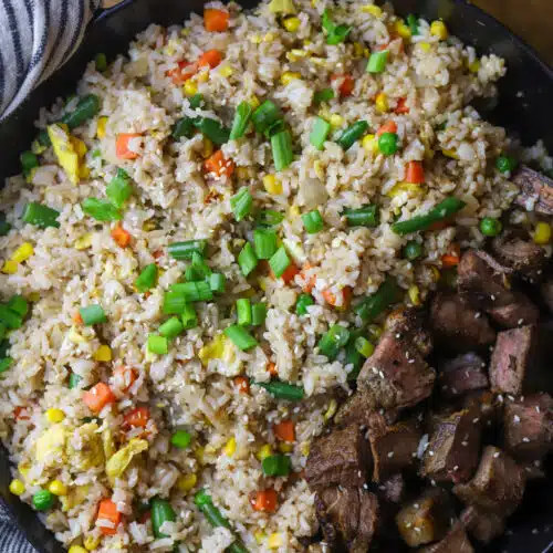 Leftover Steak Fried Rice | Easy Quick Dinner