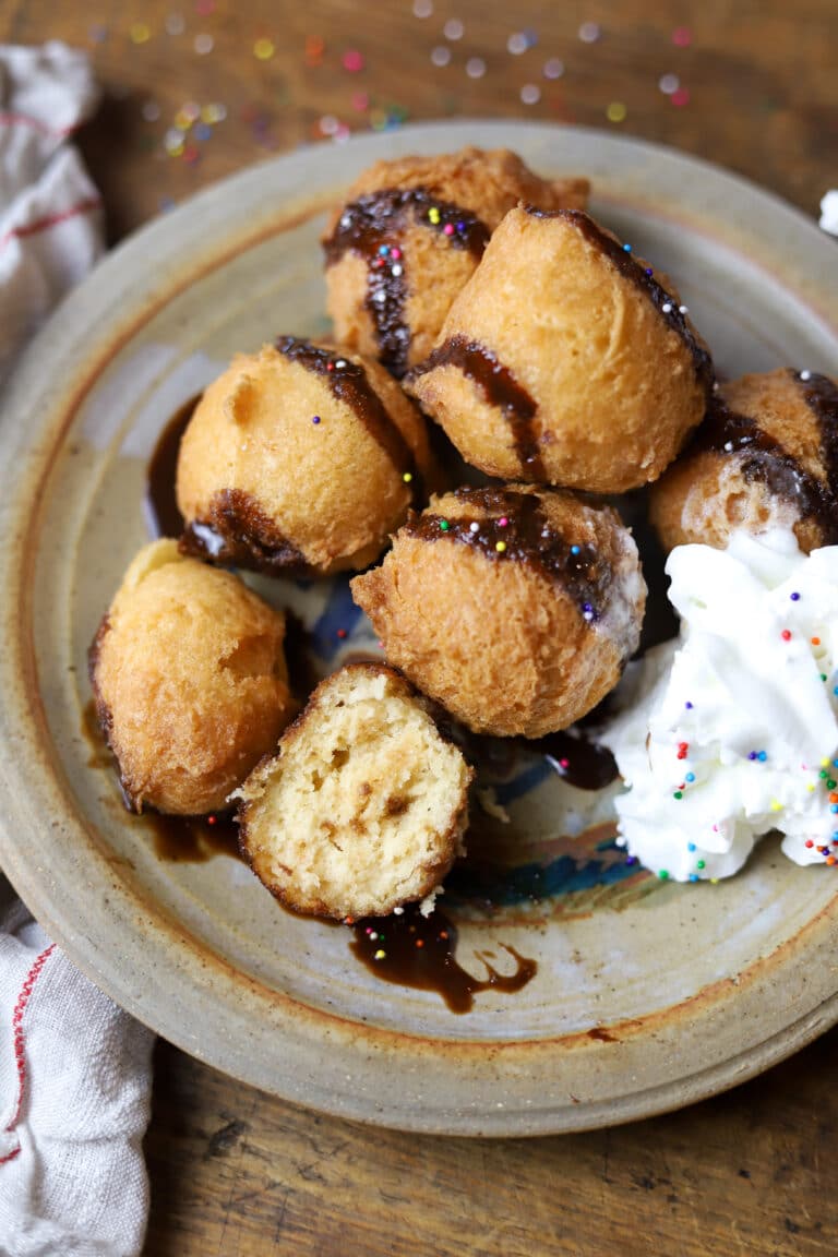 Deep Fried Cake Bites | Sweet & Crispy Dessert