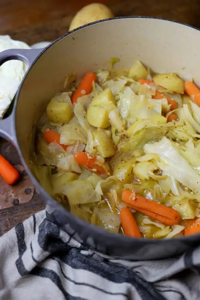 Simple Cabbage and Potatoes