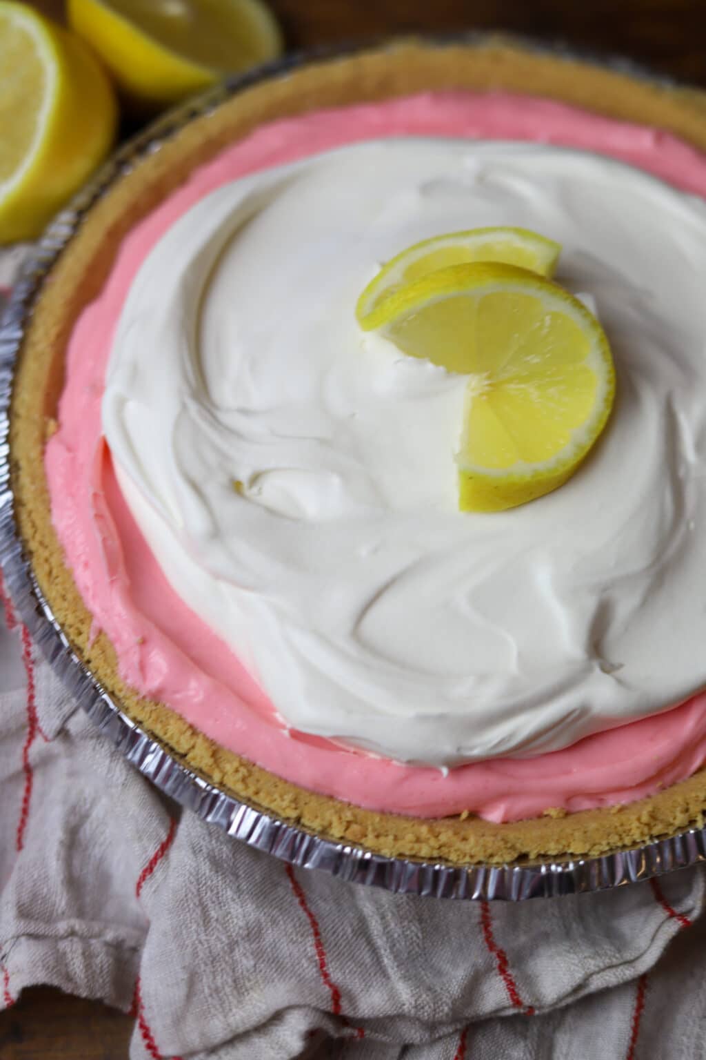 5 Ingredient Pink Lemonade Pie | Refreshing Dessert